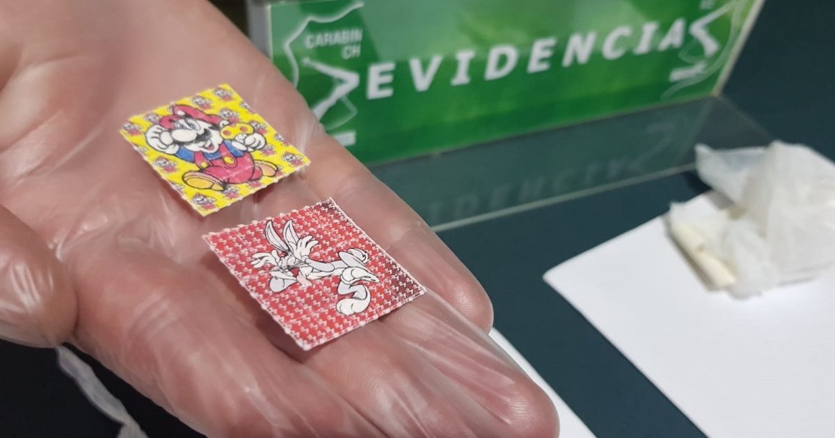 Incautan 335 estampillas de drogas diez veces más potentes que el LSD ...